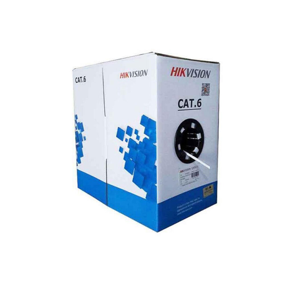 CABLE UTP CAT 6 INTERIOR CAJA DE 305 METROS 100% COBRE HIKVISION – Keeper